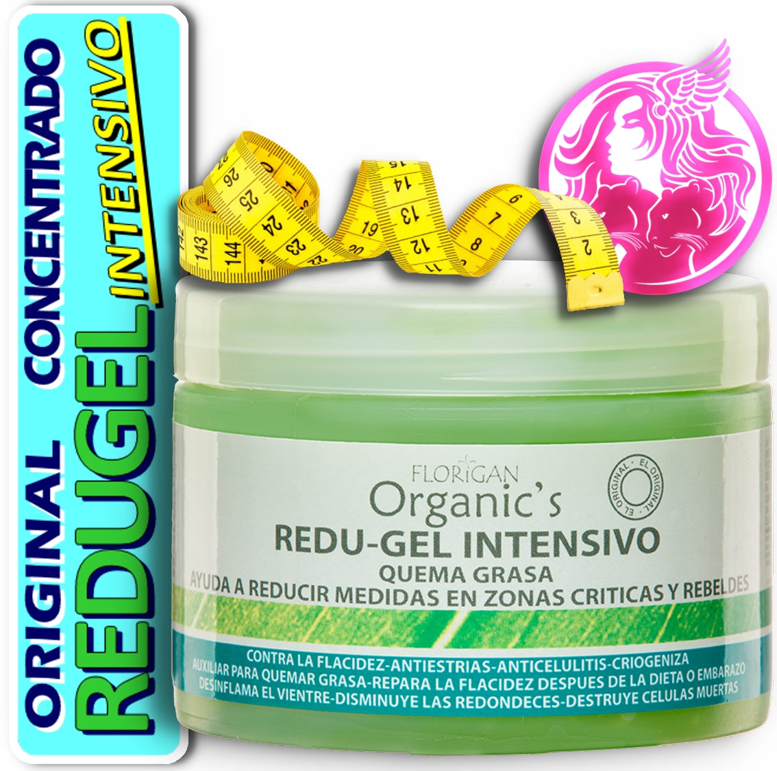 REDU-GEL FLORIGAN ORIGINAL CONCENTRADO - FRASCO DE REDUGEL - GEL QUEMA ...
